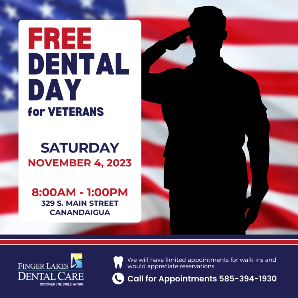 Veteran's Dental Day - Finger Lakes Dental